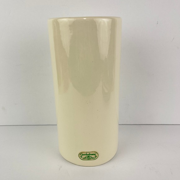 Haeger | Accents | Vintage Gardenhouse By Haeger White Cylinder Vase ...